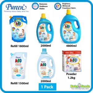 Pureen A-B-D Liquid Detergent/Powder (1.2kg/1800ml Refill/2000ml/4800ml ...