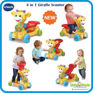 Vtech 4 in 1 Giraffe Scooter - Baby Needs Online Store Malaysia